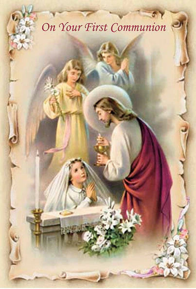 First Communion Greeting Card – tagged "first holy communion card ...
