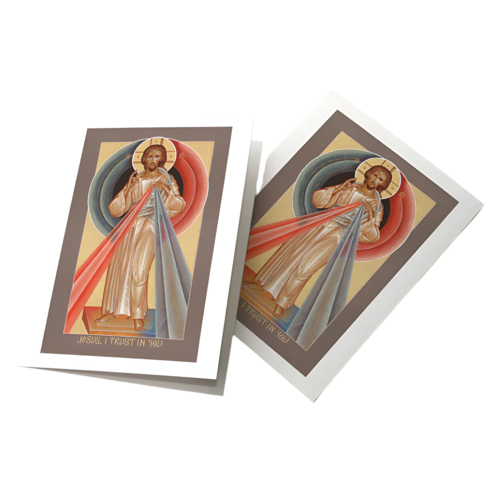 Divine Mercy - Icon Greeting Card – JMJs Catholic Store, Inc