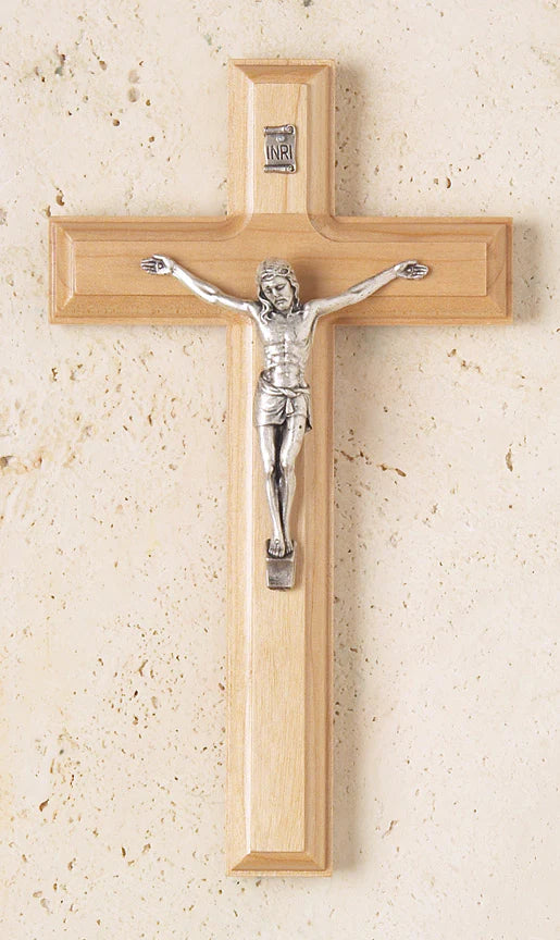Genuine Maple Crucifix 7 1/2" – Unique Catholic Gifts