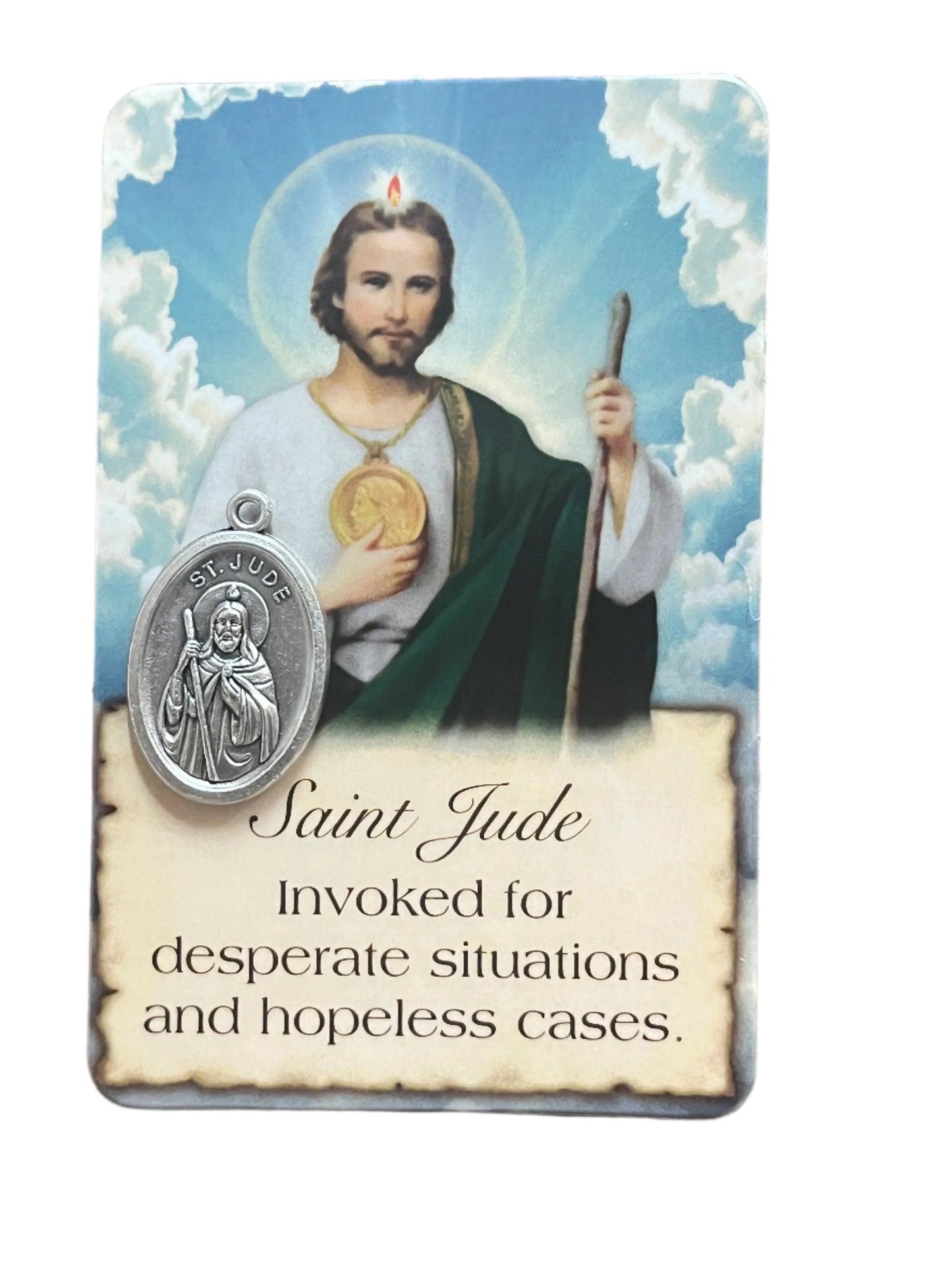 St. Jude Prayer Card and Medal – Unique Catholic Gifts