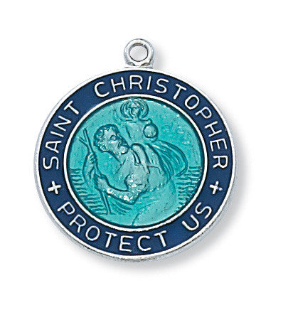 Saint Christopher Medal - Unique Catholic Medal – JMJs Catholic Store, Inc