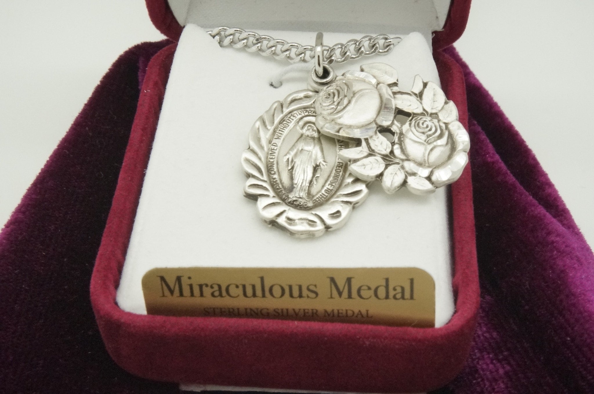 Silver Miraculous Medal Gift Set - Unique Catholic Gifts