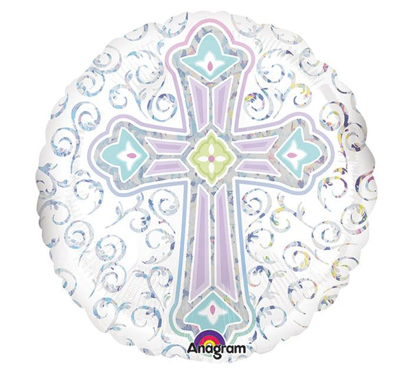 18" Round Cross Balloon – JMJs Catholic Store, Inc