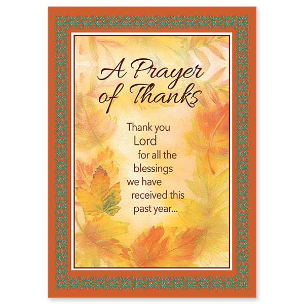 Catholic Thanksgiving Prayer