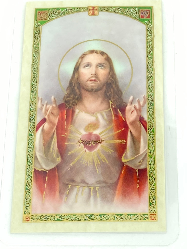 The Lord's Prayer Laminated Holy Card (Plastic Covered) – Unique ...