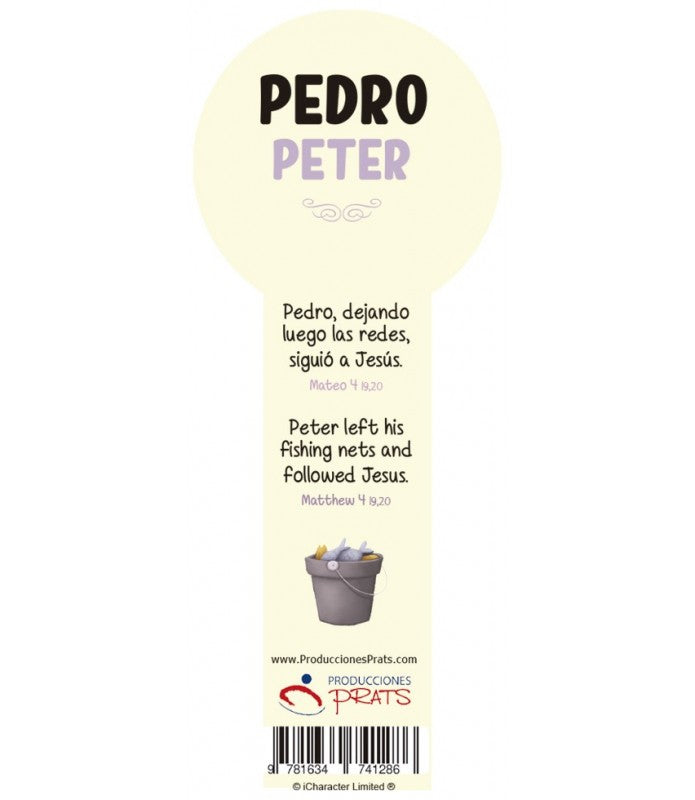 Saint Peter, Pedro 3D Bookmark For Children – Unique Catholic Gifts