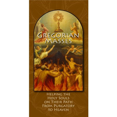 Gregorian Masses Pamphlet – Unique Catholic Gifts